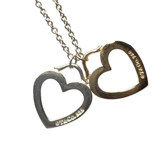 Tiffany & Co. | Jewelry | Tiffany Sentimental Double Heart Necklace ...